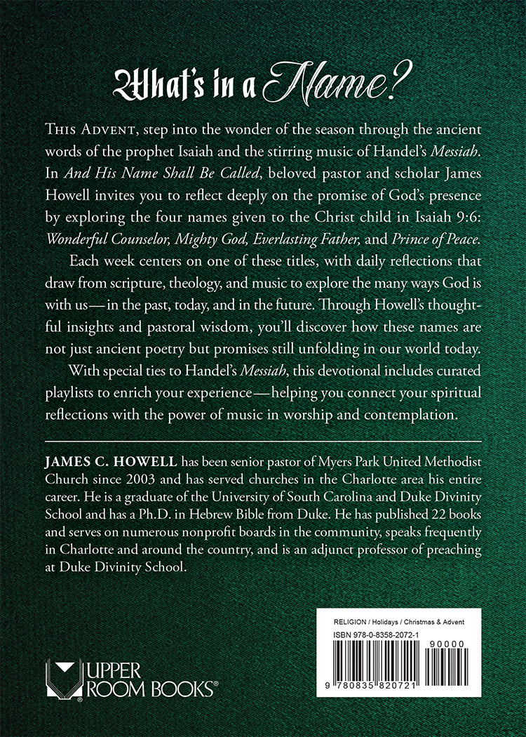 The Upper Room Store & Resource Library - And His Name Shall Be Called